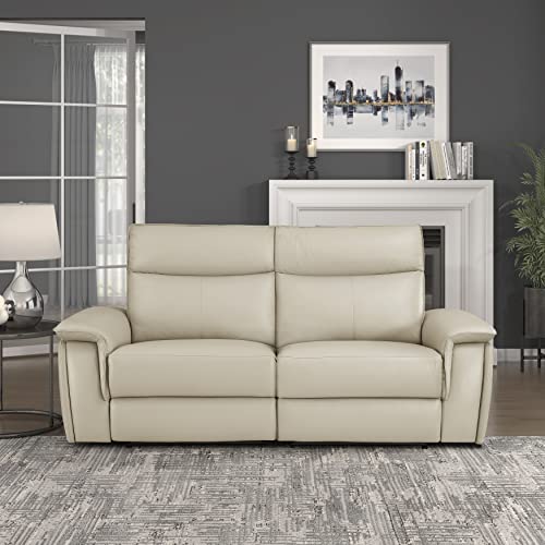 Lexicon Raelynn Power Double Reclining Loveseat, Taupe