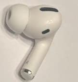 Single Earbud Replacement with Detachable Ear Hooks (Size M) for AirPods Pro R Right Side, White