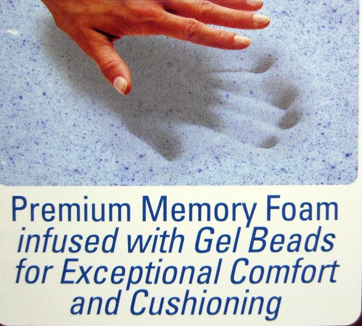 Novaform 3” EVENcor GelPlus Gel Memory Foam Mattress Topper with Cooling Cover