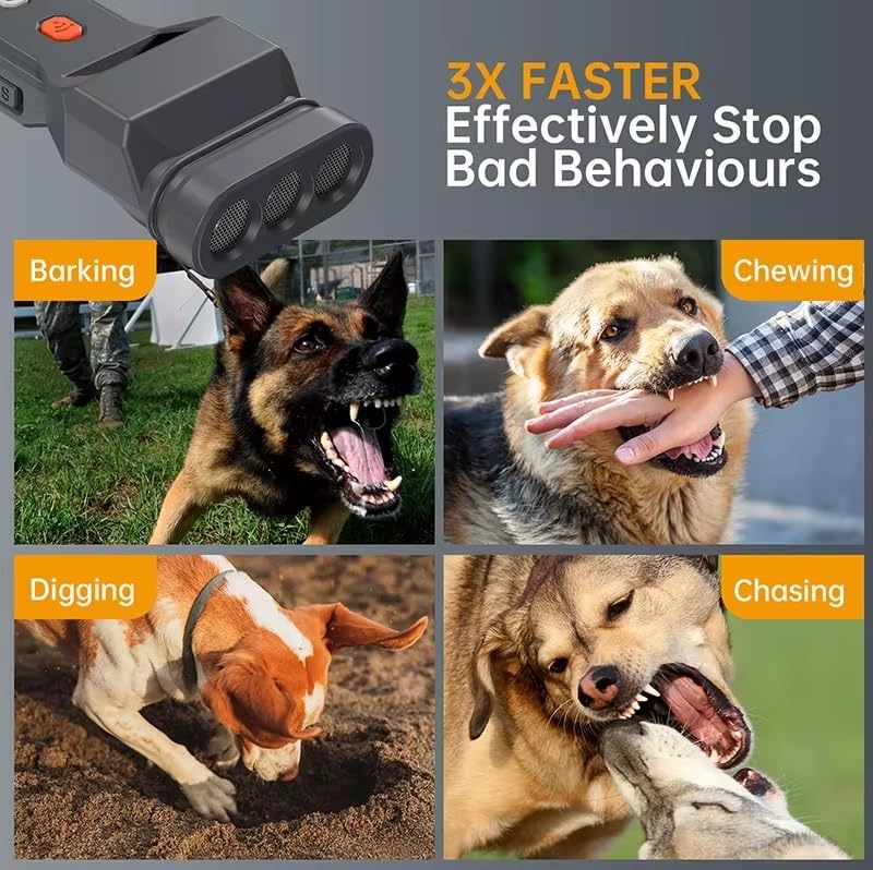 Joroki Ultrasonic Bark Deterrent, 16ft Range, Highly Efficient Dog Training Aid, Anti Bark Device, Dog Behavior Aid, Dog Deterrent, Stop Dog Barking, Safe for Dogs