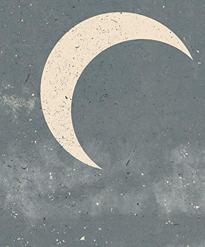 Forest Wilderness Art Print - 18 x 24 Nature Woods Trees Landscape Unframed Artwork Night Sky Lookout Tower Crescent Moon Outdoor Inspiration Poster Calming Peaceful National Park Decor