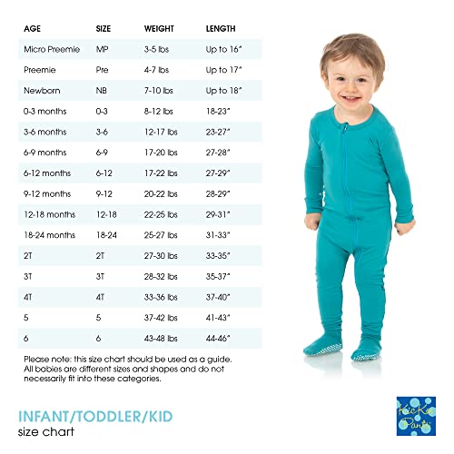 KicKee Pants Print Pajama Set, Short Sleeve Henley Collar Style PJ’s, Ultra Soft and Snug Fitting (Pond Tiger - 4T)
