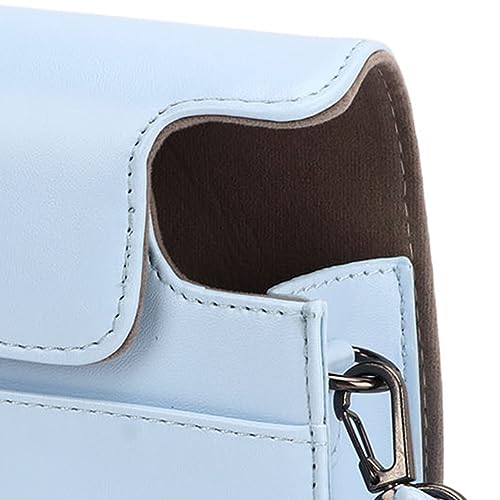 DAUZ Camera Case, SkinFriendly AntiScratch Adjustable Camera Bag with Stickers for Mini 12 (Blue)