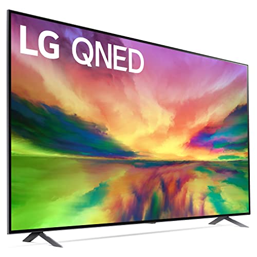 LG QNED80 Series 75-Inch Class QNED Mini LED Smart TV 4K Processor Smart Flat Screen TV for Gaming with Magic Remote AI-Powered 75QNED80URA, 2023 with Alexa Built-in,Black