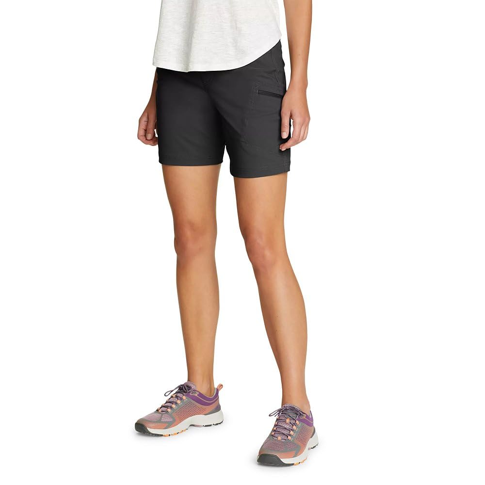 Eddie Bauer Women's Rainier Shorts, Black Rainier, 10