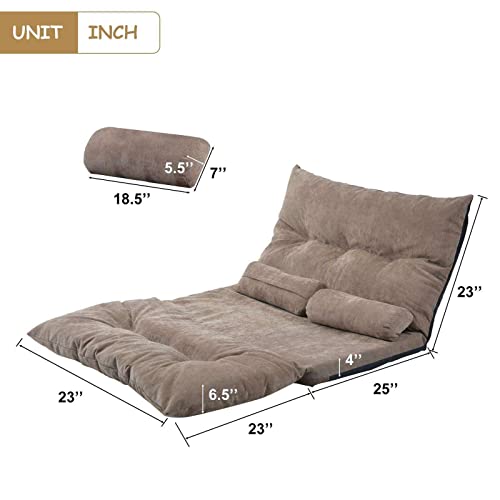 SDQF Sofa Bed Adjustable w/Two Pillows Sofa Sofa Bed Sofas for Living Room Living Room Furniture Floor Sofa Furniture for Living Room Sofa Bed Couch Fold Out Couch Bed