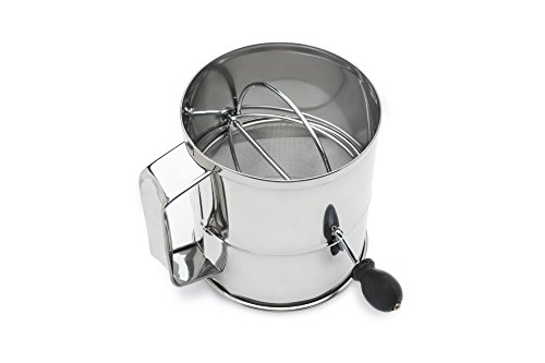 Fox Run Flour Sifter, Stainless Steel, 8-Cup