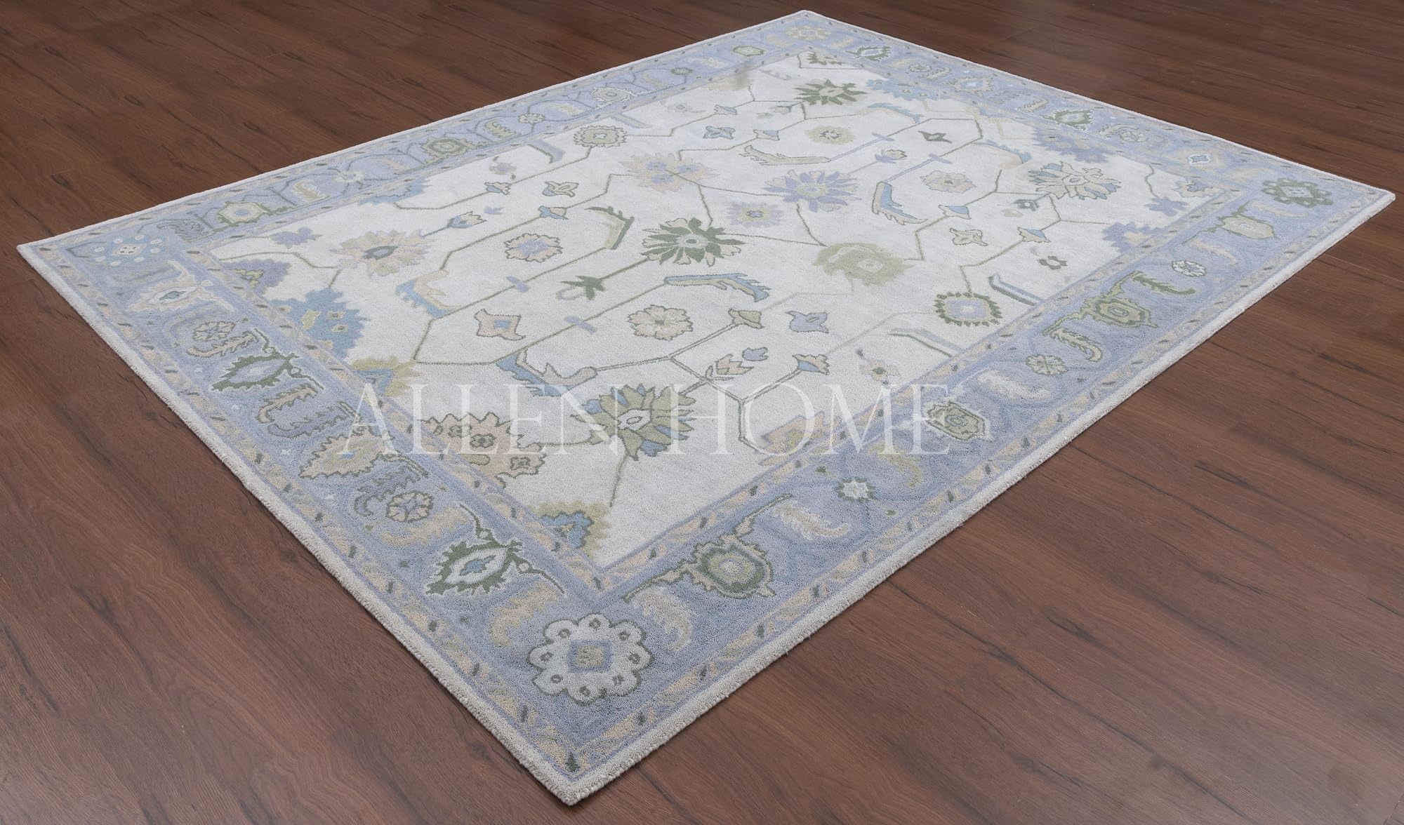 Hand Tufted Oushak Traditional Wool Area Rugs 8' x 10' - Durable - Living Room, Dining Room, Bedroom, and Entryway Area Rugs- 100% Wool - Oushak Lori Design Rug