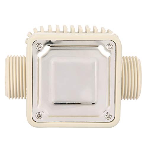 K24 LCD Turbine Digital Fuel Water Hose Flow Meter Widely Used for Chemicals Water, Blue