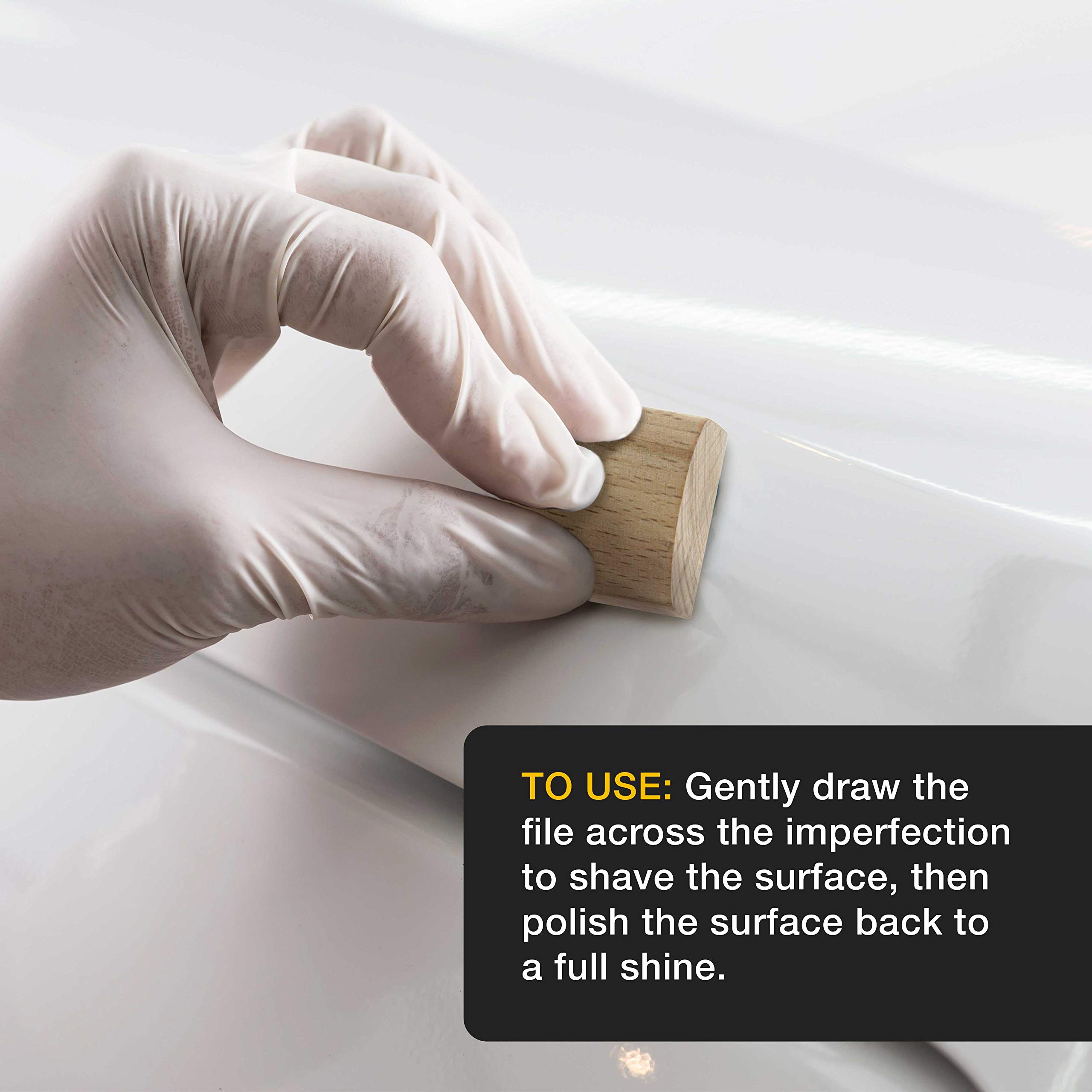 Dura-Gold - Fine Paint Nib File Tool - Fix Paint Imperfections, Shave Off Surface Defects - Remove Runs, Dust, Dirt, Debris - Auto Car Paint Coating Finish Repair - Polishing, Buffing, and Detailing
