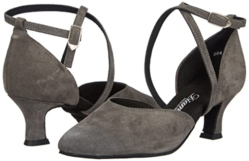 Diamant Women's Standard & Latin Dance Shoe, Gray, 7.5 US