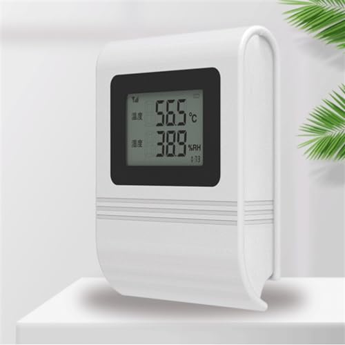 LNYHLXS Indoor and Outdoor Large Screen Home with Alarm Clock Thermometer Temperature and Humidity Meter