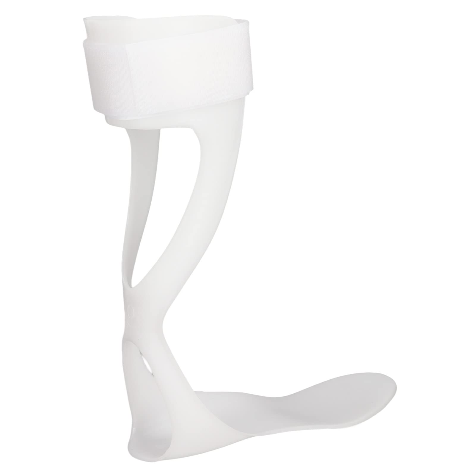 FECAMOS Ankle Foot Orthosis Support, Straightener Hollow Heel Corrector Ultra Slim AFO Splint Cuttable for Injury Recovery(S, Right Foot)