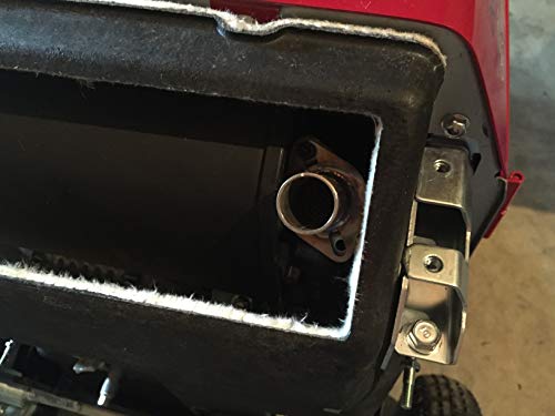 GenExhaust for Honda EU3000iS Generator 1" Steel Exhaust Extension 5 Foot Length.