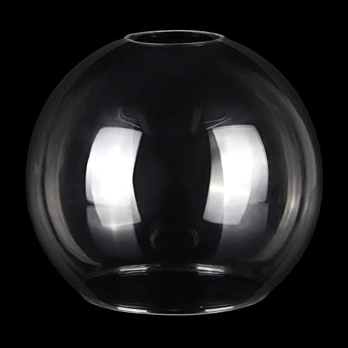 Skelang Clear Glass Shade, Globe Lampshade with 1.73" Fitter Opening, Fixture Replacement Globes for Pendant Light, Lamp, Wall Sconce