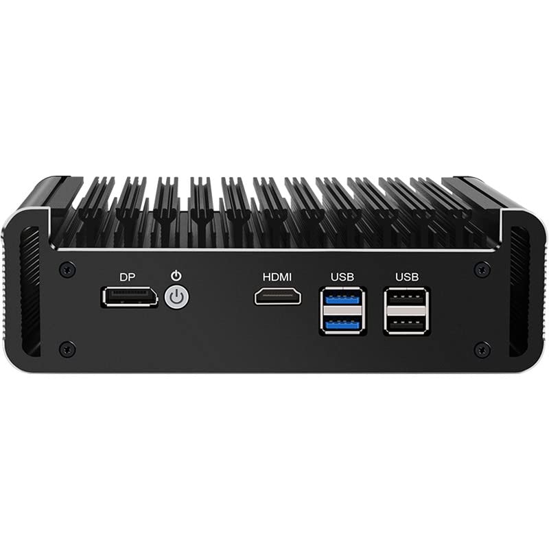 Kikusenko Firewall Micro Appliance, Mini PC Celeron N5105 Quad Core, 4 lntel i226-V 2.5Gbe LAN, AES-NI, Barebone, Soft Router, VPN, 8GB RAM 128GB SSD