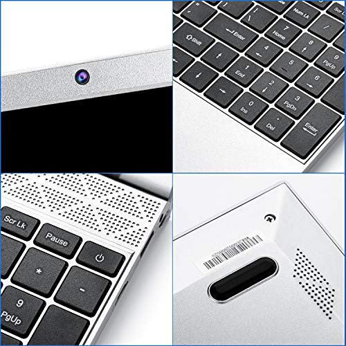 Habisder 15.6 inch Laptop, IPS Display, 64-bit Quad-core celeron_j4115 Processor, 8GB RAM, 256GB SSD, scalable 1TB SSD Solid State Drive, 8000mAh high Battery Life, Windows 10 OS（Grey）