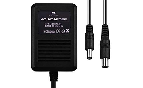 WICAREYO AC Power Adapter Wall Charger Power Supply with AV Cable for