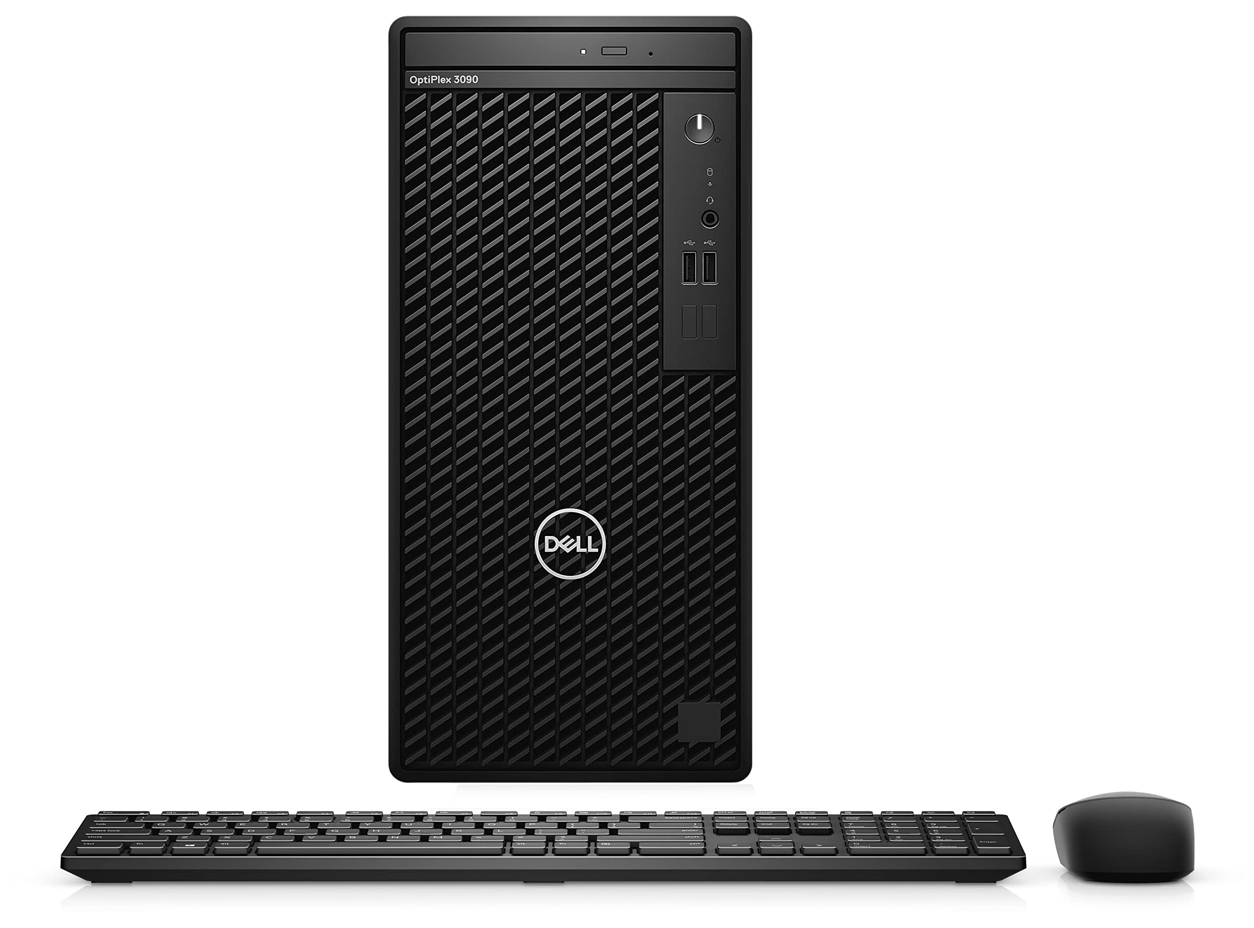 Dell OptiPlex 3090 Tower Desktop PC (Intel i3-10105 4-Core, 32GB RAM, 2TB PCIe SSD, Intel UHD 630,DVD-RW, Ethernet LAN (RJ-45), Black, Win 10 Pro) w/USB KYB and Mouse