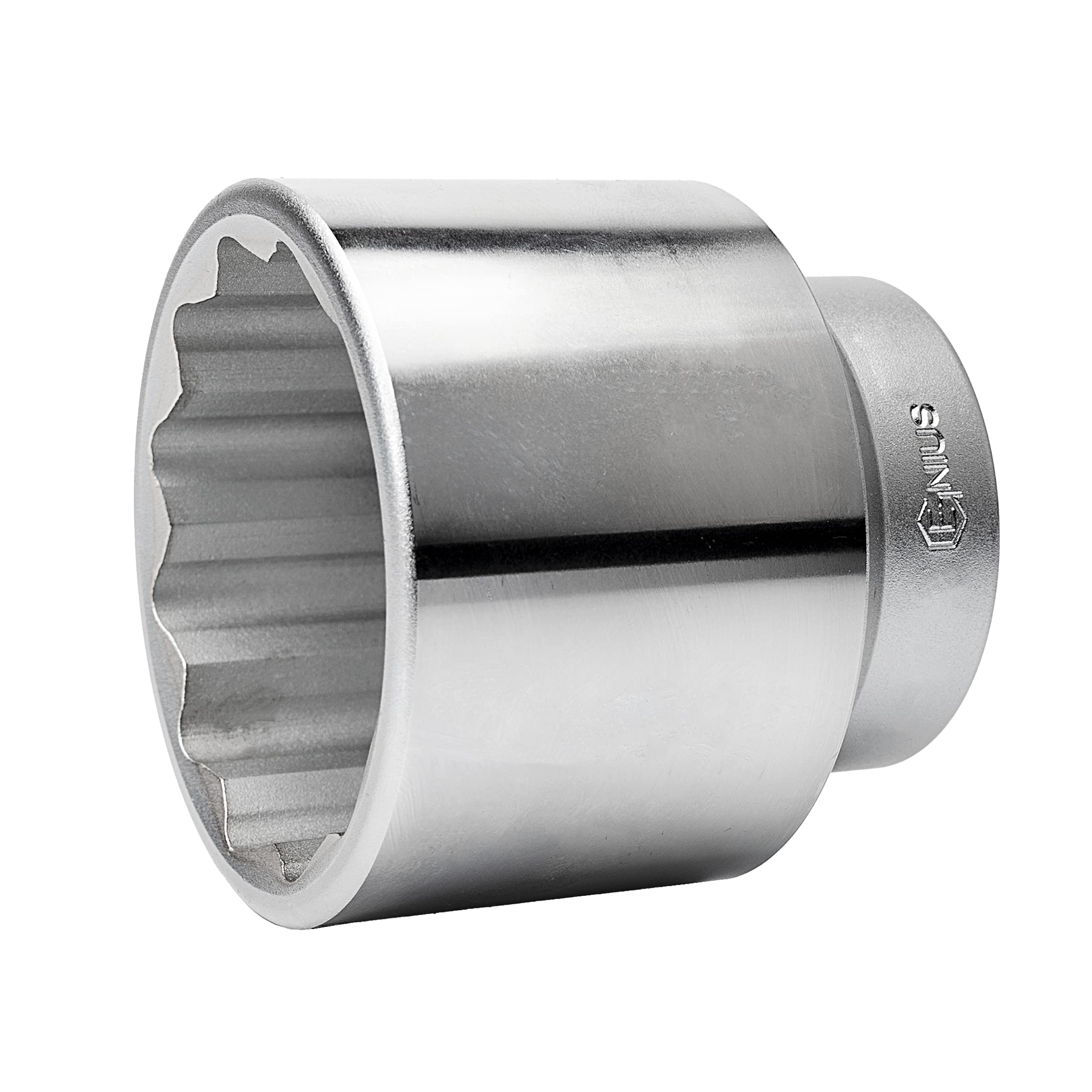 Genius Tools 3/4" Dr. 57mm Hand Socket (12-Point) (CR-Mo) - 635257