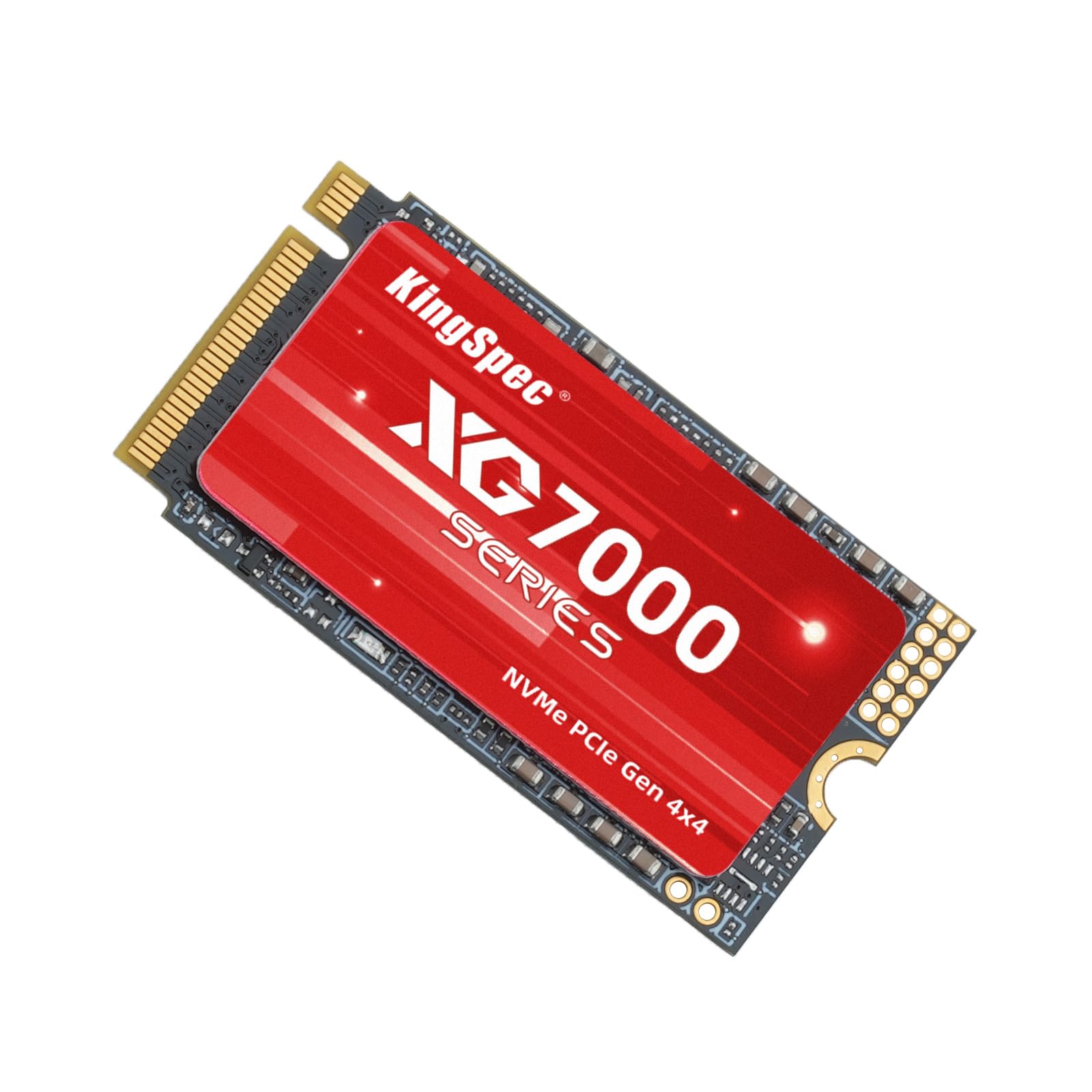KingSpec 256GB M.2 2242 NVMe SSD - Read Speed up to 3500 MB/s, M.2 PCIe 3.0x4 SSD 3D NAND Flash, Compatible with PC/Desktop/Laptop (2242, 256GB)