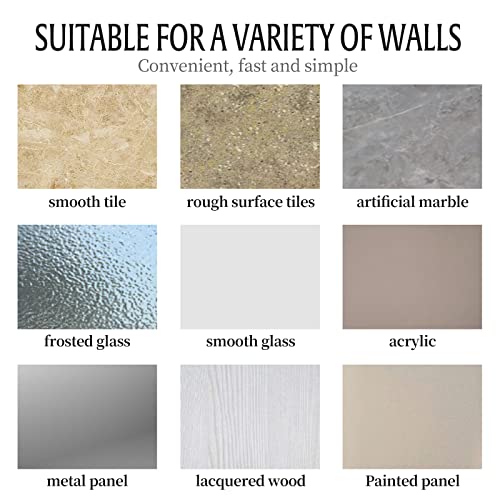 VENUSDALI Wall Hanging Hooks 12 lb (Max) Reusable Heavy Large Self-Adhesive Hook 10 Packaging, Bbathroom Waterproof Sticky Hook, Kitchen Transparent Hook Curtain Door Coat Cap for Easy Organization