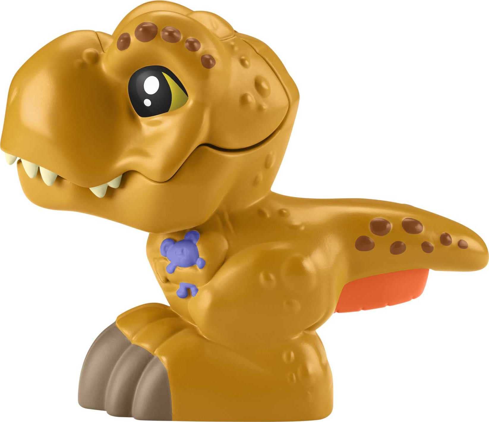 Fisher-Price Jurassic World Explorers Dinosaur Toy with Light and Sounds, Roarin’ T. Rex Light for Preschool Kids Age 3+ Years