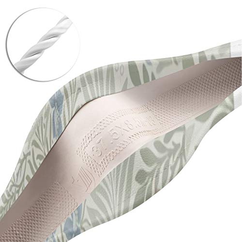 William Morris Larkspur Floral Pattern Carbon fiber steering wheel 3D sticker inner wheel button decorative cover trim