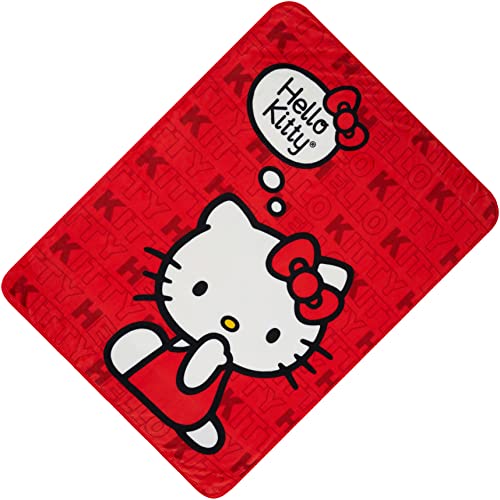 Northwest Hello Kitty Fleece Throw Blanket - Hello Kitty Plush Fleece Throw - Hello Kitty Throw Blanket (Hello Kitty)
