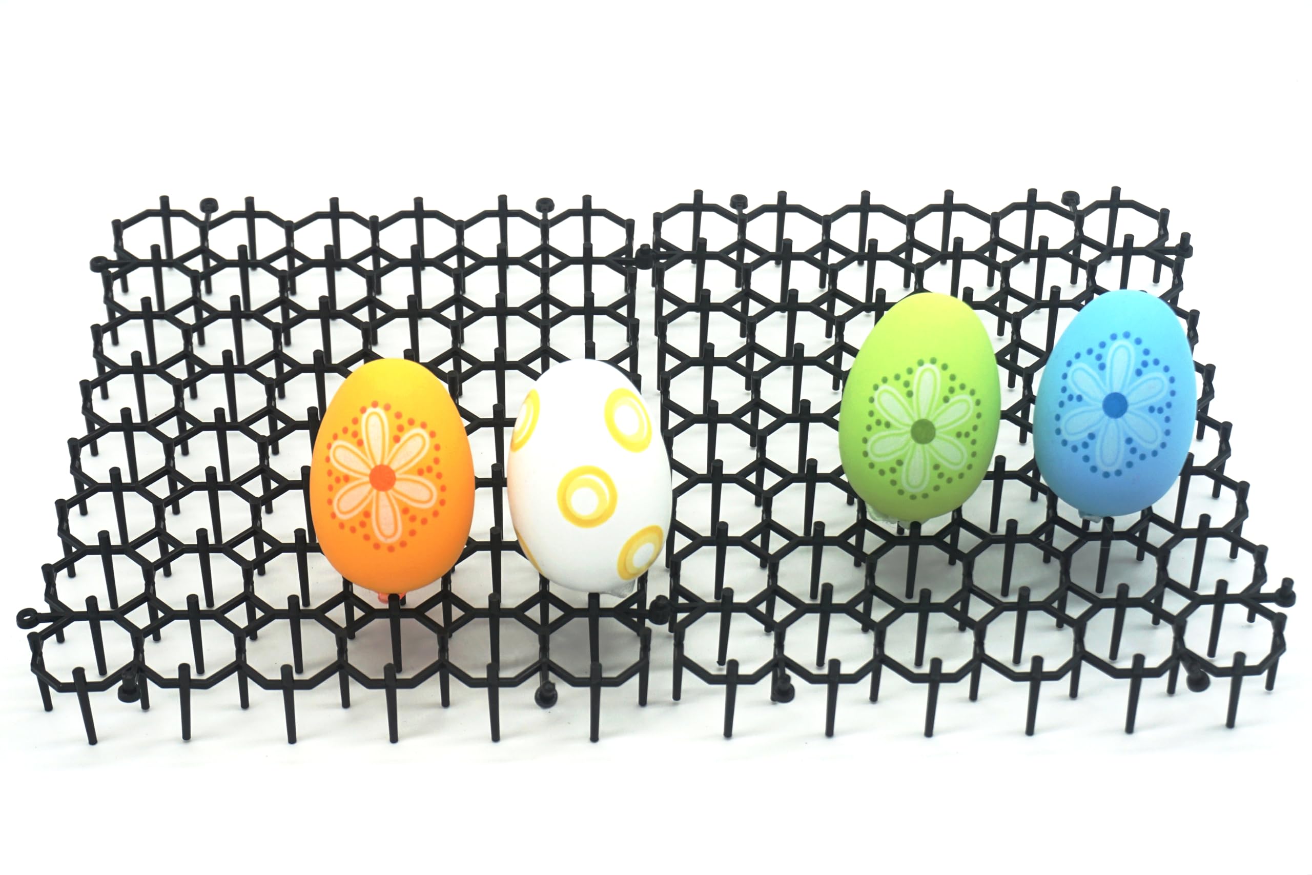INFISELECT 12Pack Art Drying Rack with Metal Stand Perfect for Preschool Classroom DIY Crafts Rock Painting and Easter Egg Decorating