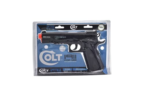SOFT AIR USA Colt Special Combat 1911 CO2 Powered Airsoft Pistol, Black, 400-450 FPS