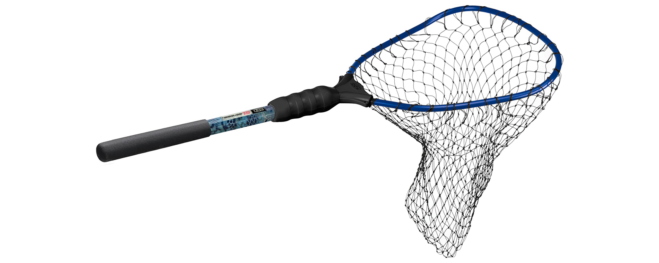 Ego S1 Slider Fishing Net, Ultimate Fishermen’s Tool Fixed Handle, Replaceable Head, Salt & Freshwater, 14x16 Inch Hoop