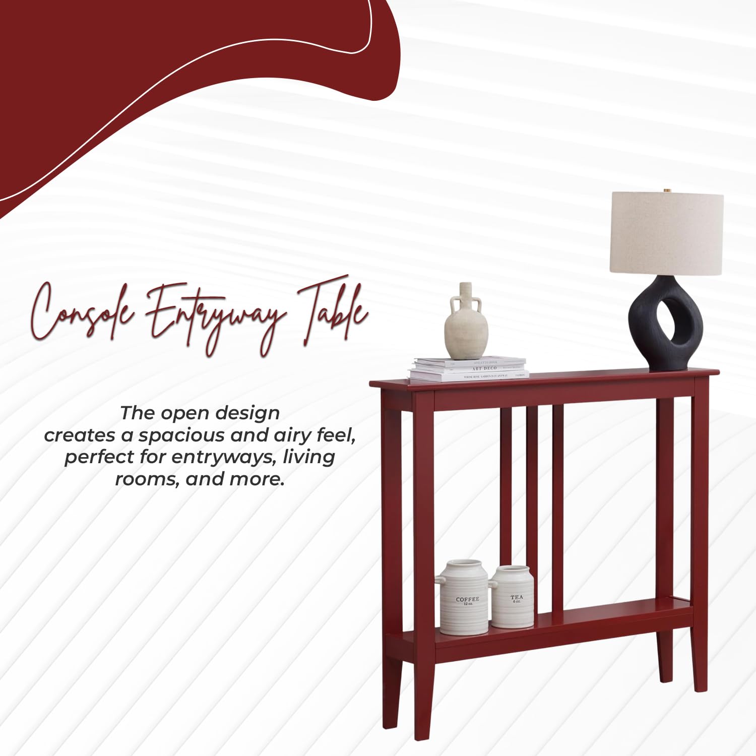 Kings Brand Furniture - Entryway Table - Narrow Console Table - Console Table with Storage - Hallway Decor - Wood Console Tables for Entryway - Narrow Console Sofa Side Table - Foyer - Grey