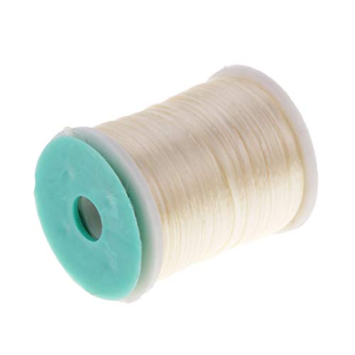 Fishing Flies Streamer Tying Accessory Fr Lure Bait Making DIY Tool 250M (White)