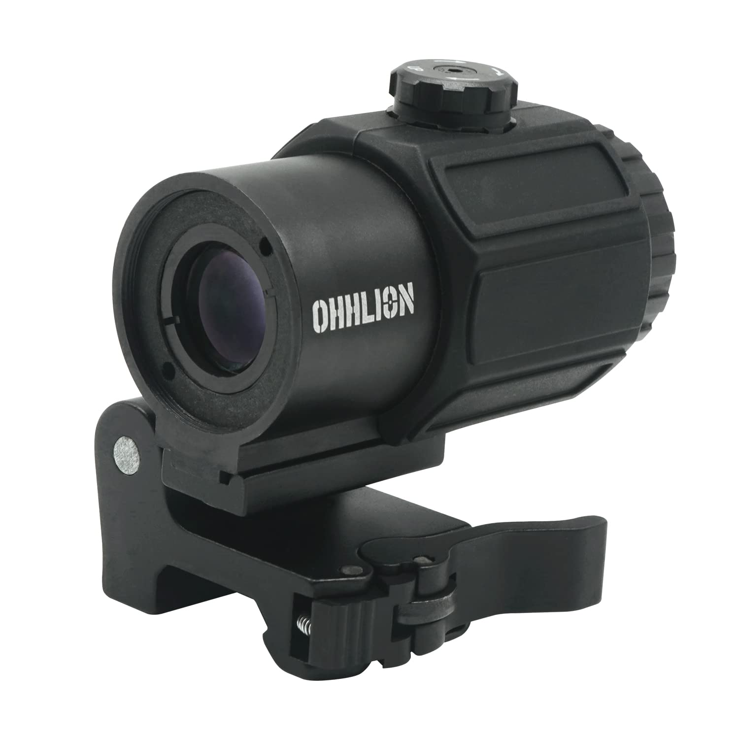 G43 Micro 3X Magnifier with Flip-to-Side Quick Detachable QD Mount for Holographic Red Dot Reflex Sight