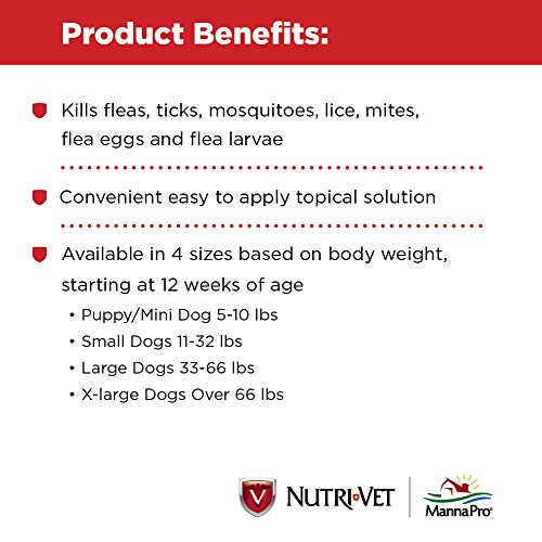 Nutri-Vet Defense Plus Flea & Tick Control for Small Dogs