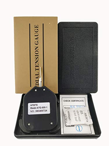 HFBTE ATG-500-1 Single Pointer Tension Meter Gauge Tester with Pocket Size 100-500-100g Measurement Range Gram Force Meter