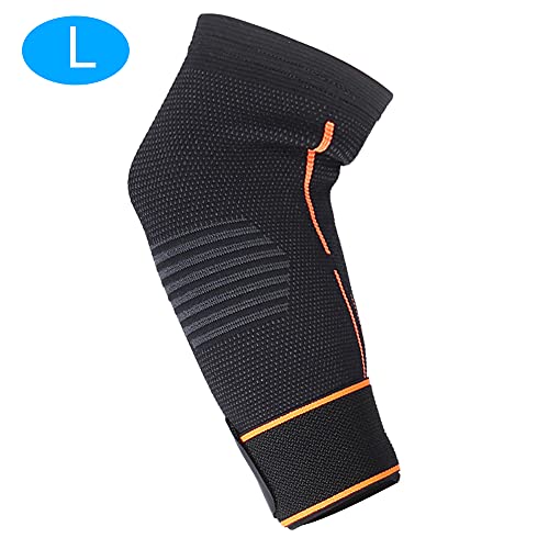 Gaeirt Elbow Support Sleeve, High Stretch Protective Elbow Guard Easy To Wear for Daily Injury(L)