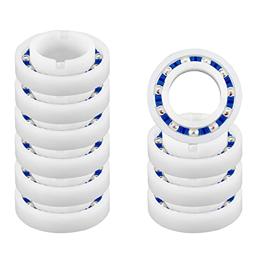 Funmit [10 Pack] C60 C-60 Ball Bearing Replacement for Pool Cleaner Wheels, Perfectly Compatible with Polaris Pressure Pool Cleaners 180 and 280, Smooth Rotation and Sturdy Materials