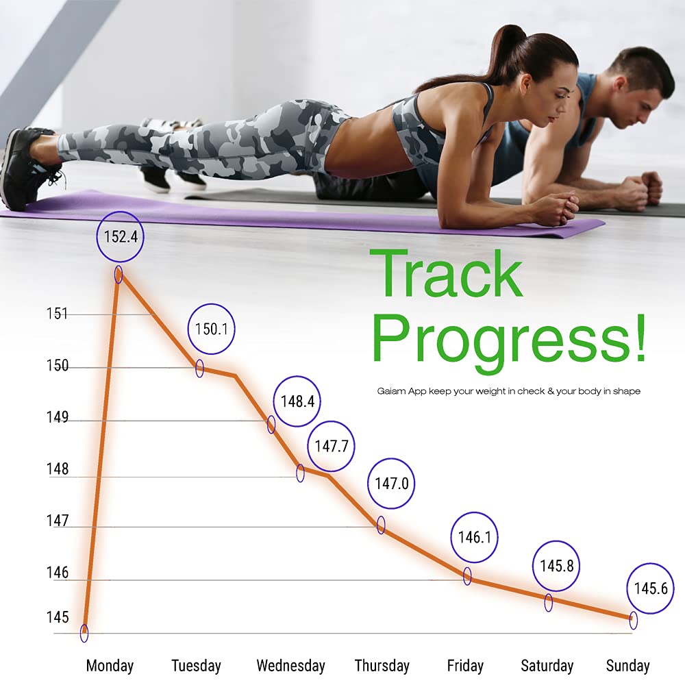 GAIAM Smart Weight Scale - Black