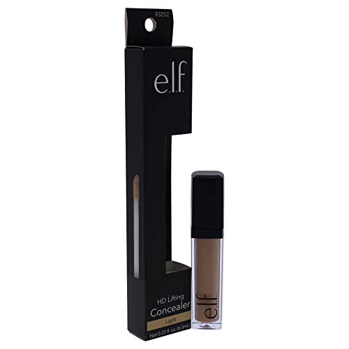 e.l.f. Cosmetics Cosmetics Cosmetics Hd Lifting Concealer, Vitamin Infused Formula Conceals blemishes & Soothes Skin, Light
