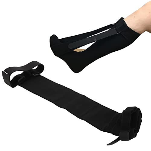 Sock Splints for Plantar Fasciitis, Night Splint Sock Pain Relieving Dual Strap Design Dorsiflexion Night Splint Compression Socks L