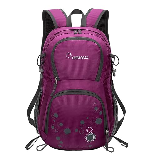 ONETOALL Cycling Backpack, Waterproof Bike Backpacks, 20L Small Hiking Travel Backpack Lightweight Daypacks for Men Women
