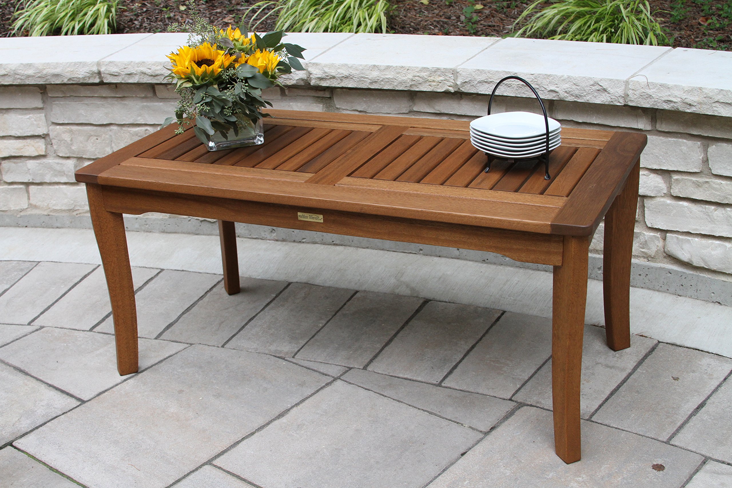 Outdoor Interiors 390070 Eucalyptus Coffee Table