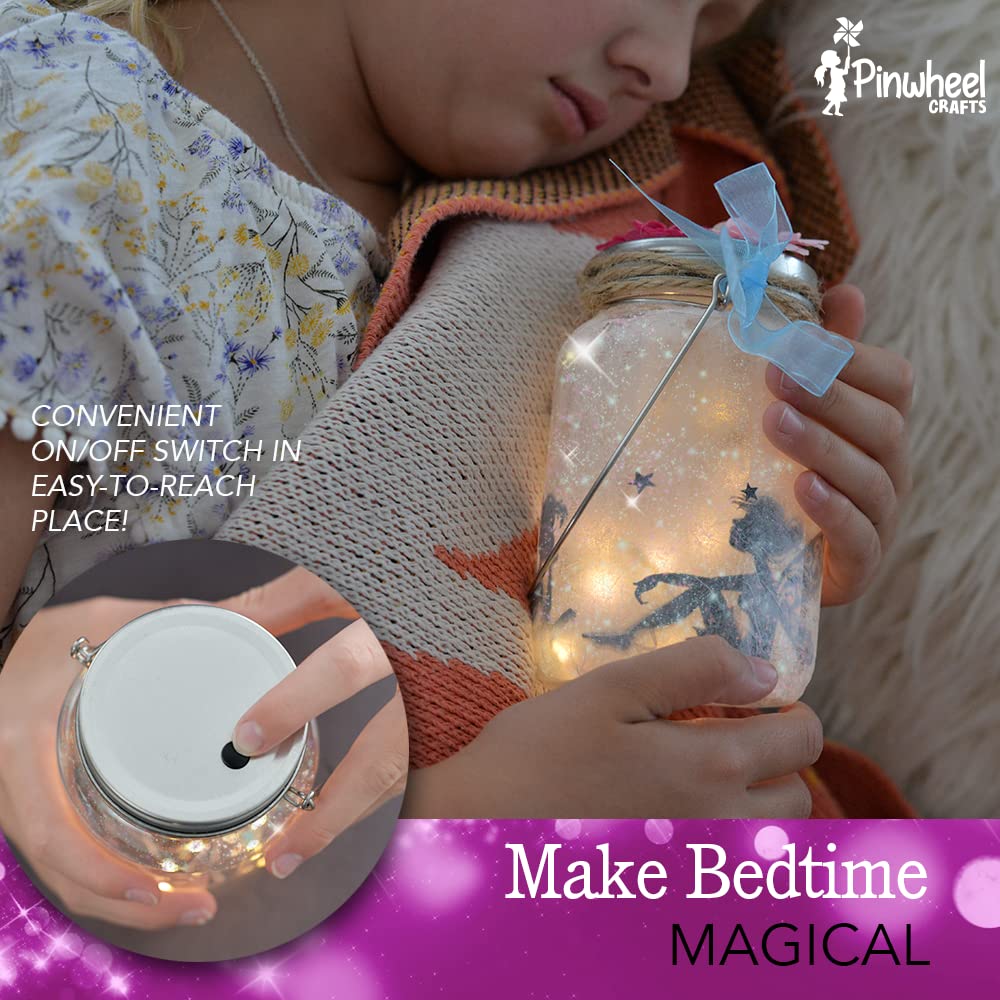 Unicorn Pillow Kit & Fairy Jar Kit Bundle - Fun DIY Arts and Crafts Project for Kids Ages 6 7 8 9 10 11 12 - Great Gifts for All Occasions