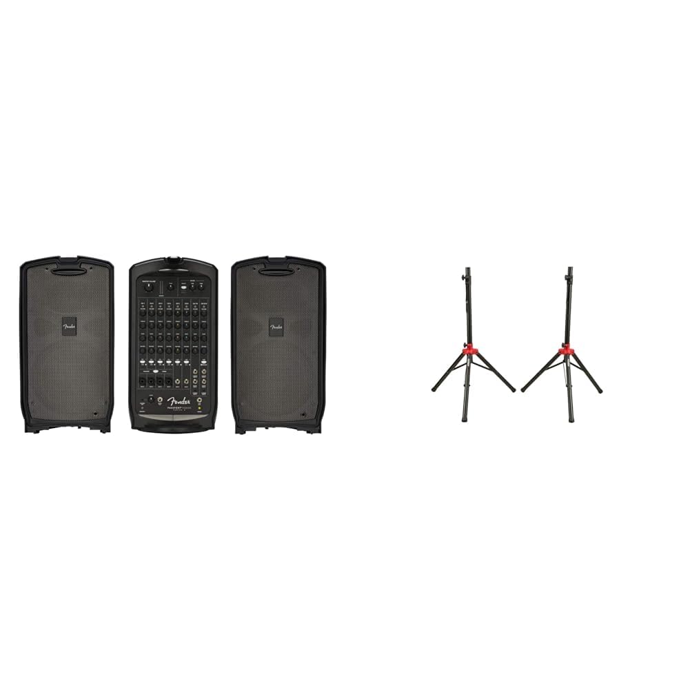 Fender Passport Venue Series 2 & Compact Speaker Stands with Bag