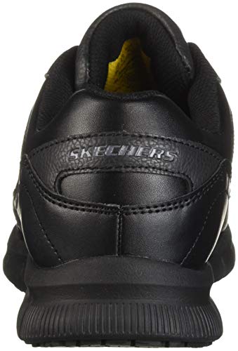 Skechers Men's Nampa Food Service Shoe, Black, 13 Wide
