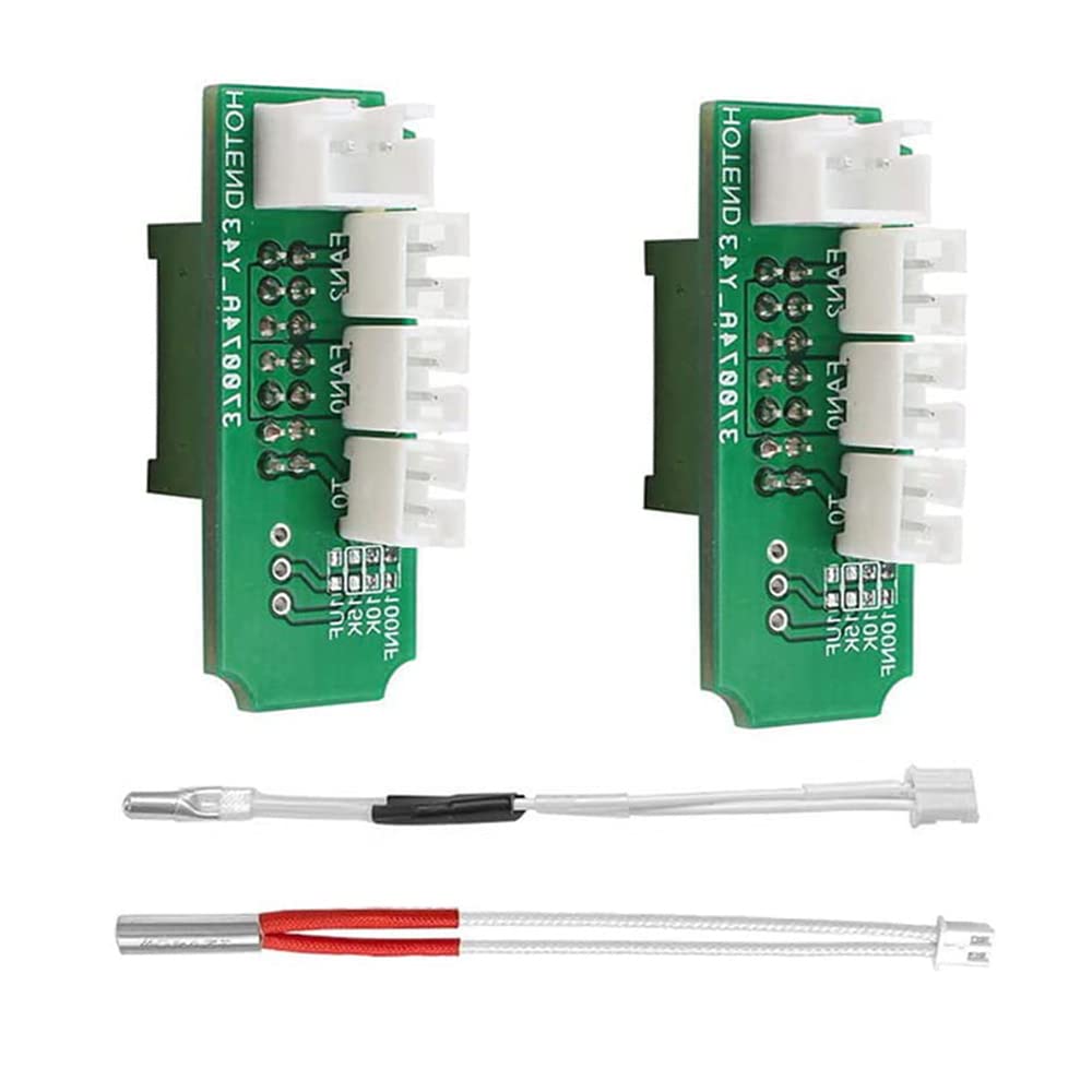 HzdaDeve 3D Printer Extruder Transfer Adapter Board Heater Cartridge 12V 40W Thermistor NTC 100K 3950 for Anycub Mega I3 Mega S Mega Pro 3D Printer Head Parts Accessories