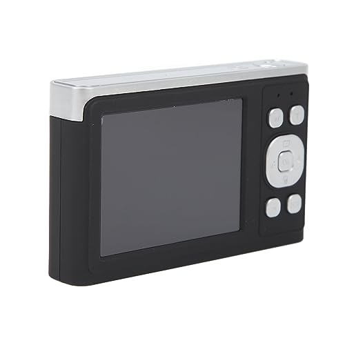 Digital Camera, HD Digital Camera Built in Fill Light 16X Zoom Antishaking Plastic for Outdoor (Black)