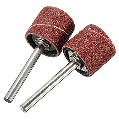 Katzco 51 Piece Drum Kit - 45 Sanding Bands, 6 Mandrills - Fits Any Drill - for Rotary Tools, Die Grinder, Power Drills, Carpenters, Woodworking, Paint, Sanding Surfaces and Finishing Jobs